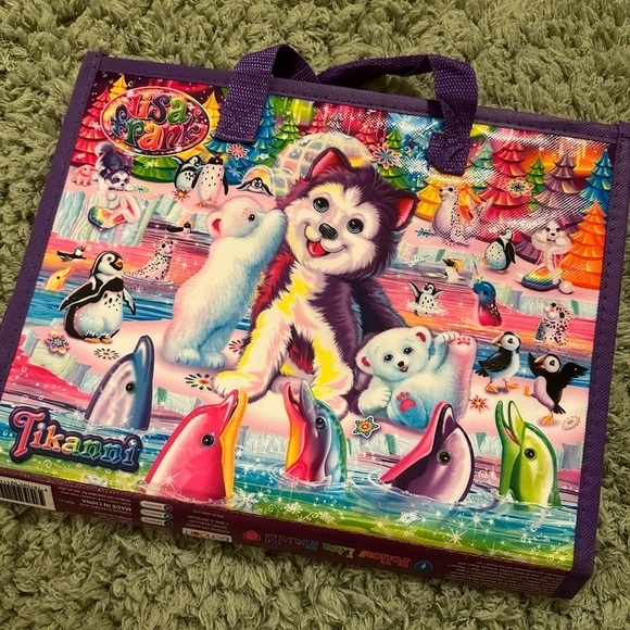 Lisa Frank | Accessories | Lisa Frank Trifold Portfolio School Binder ...